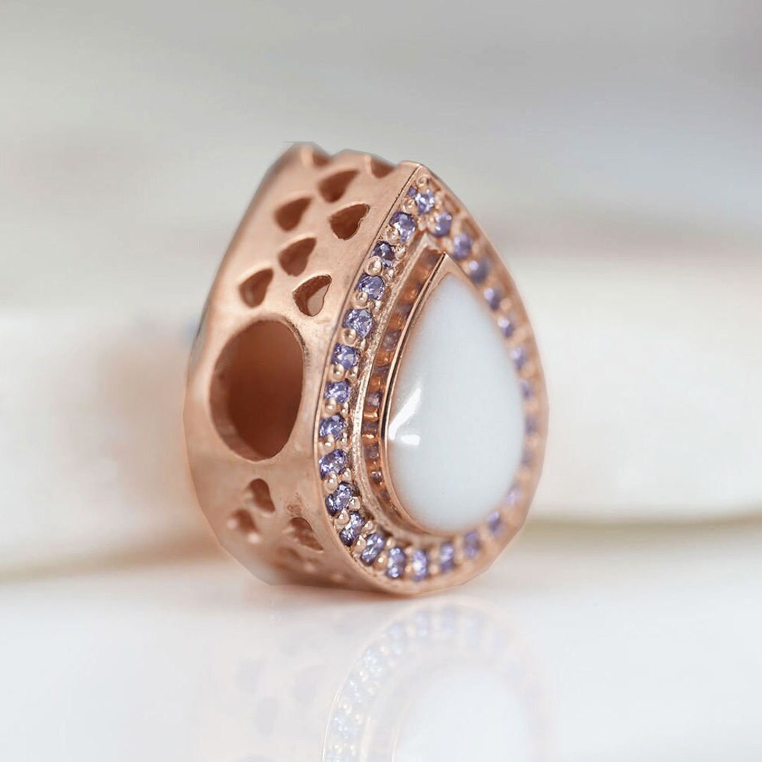 Breast Milk Charm Bead Breastmilk Pandora Style Charm Sterling - Etsy