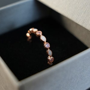 Stackable Breast Milk Ring Breastmilk Jewelry Ring Rose, Yellow Gold or ...