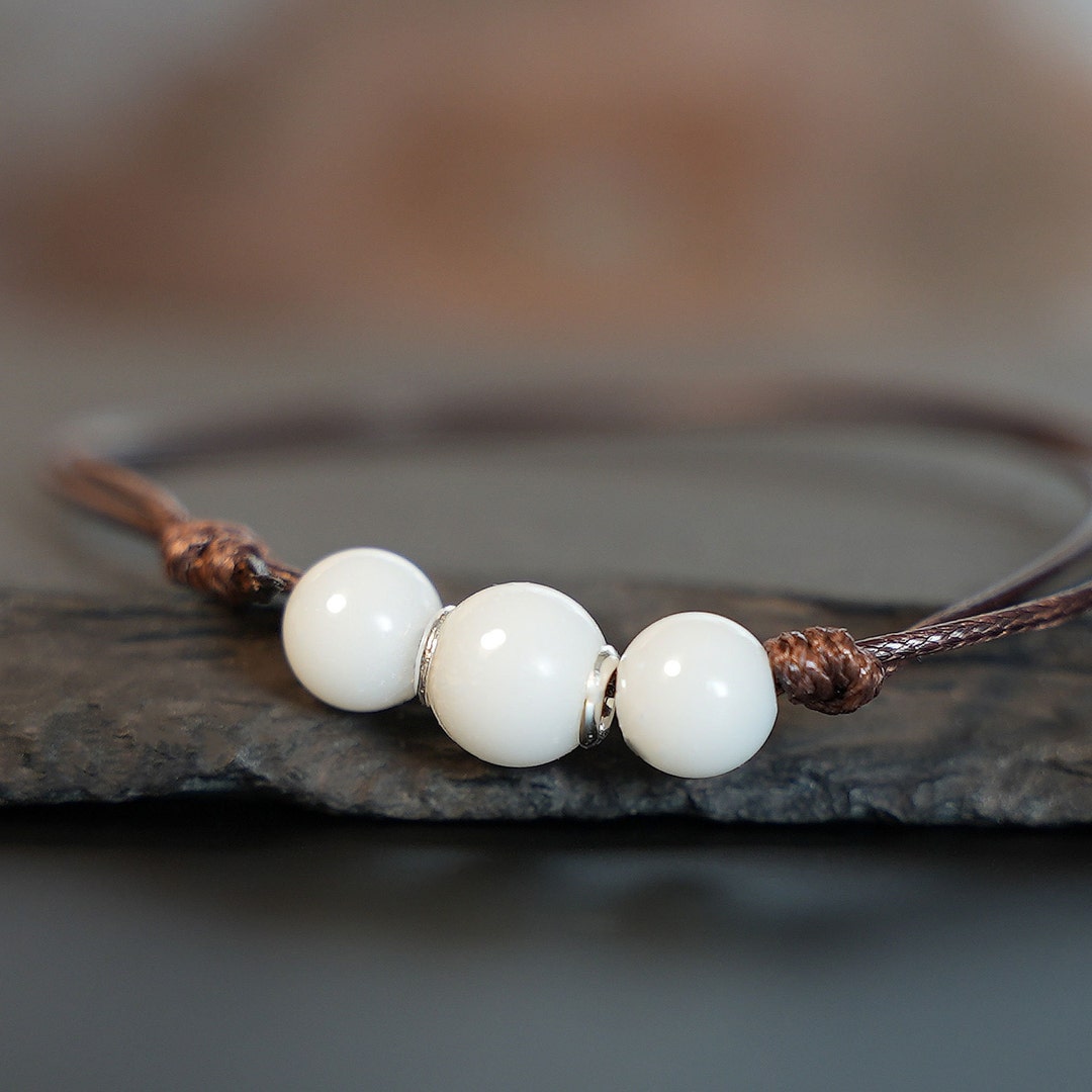 Breastmilk Jewelry Pearl Beads Bracelet. Breast Milk Sphere Beads on ...