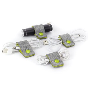 Reusable Cable Ties From Wool Felt - Set of 4 - Etsy