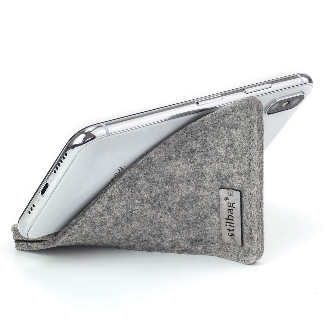 Apple iPhone Stand Made of Felt - Stylish Mobile Accessories by Stilbag ...
