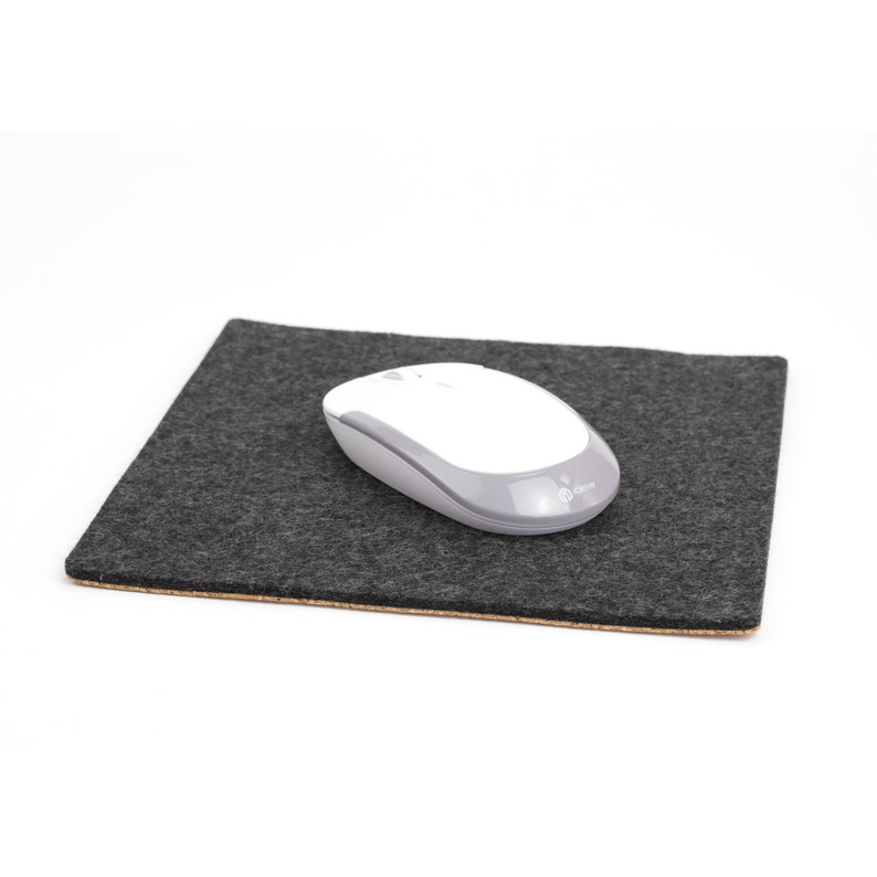 Wool Felt Mouse Pad, Wool Felt and Cork Desk Mat, Laptop Mat, Desk ...