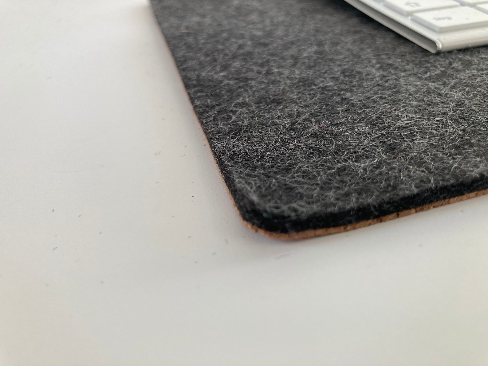 Wool Felt Mouse Pad, Wool Felt and Cork Desk Mat, Laptop Mat, Desk ...