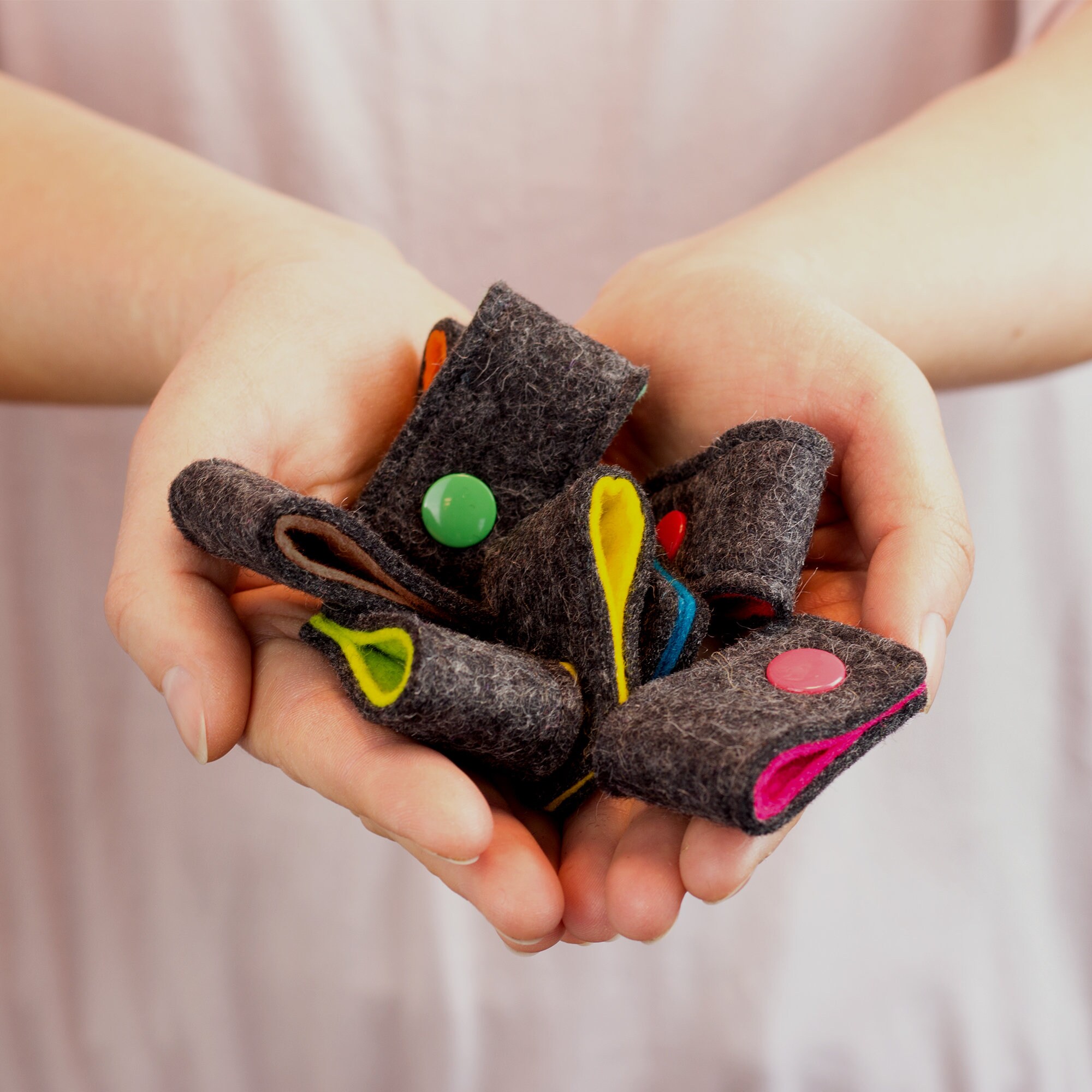 Reusable Cable Ties From Wool Felt Set of 4 | Etsy