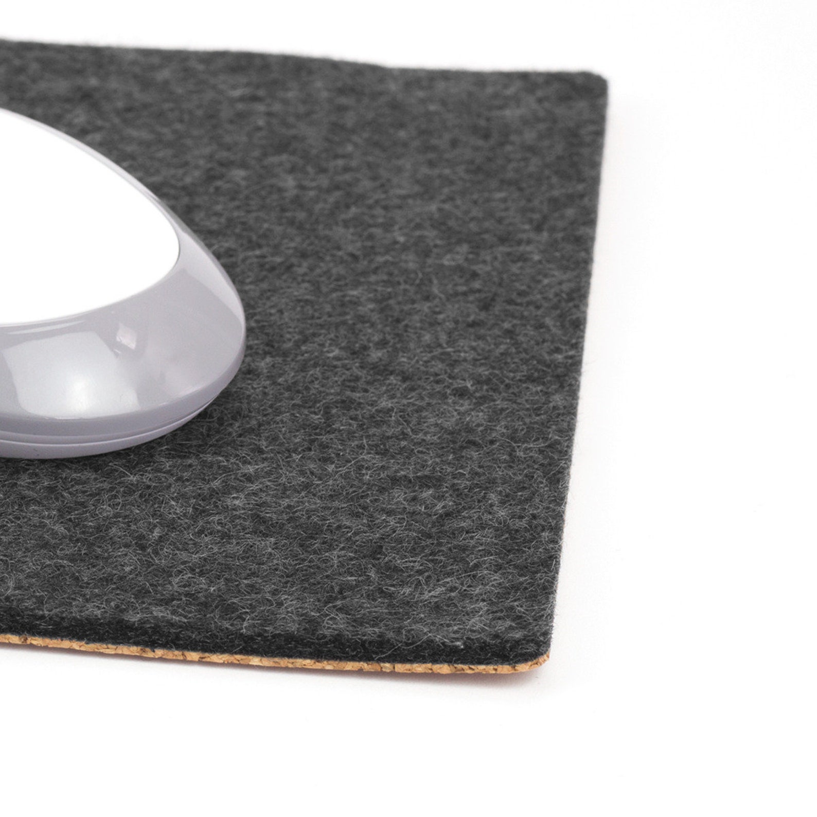 Wool Felt Mouse Pad, Wool Felt and Cork Desk Mat, Laptop Mat, Desk ...