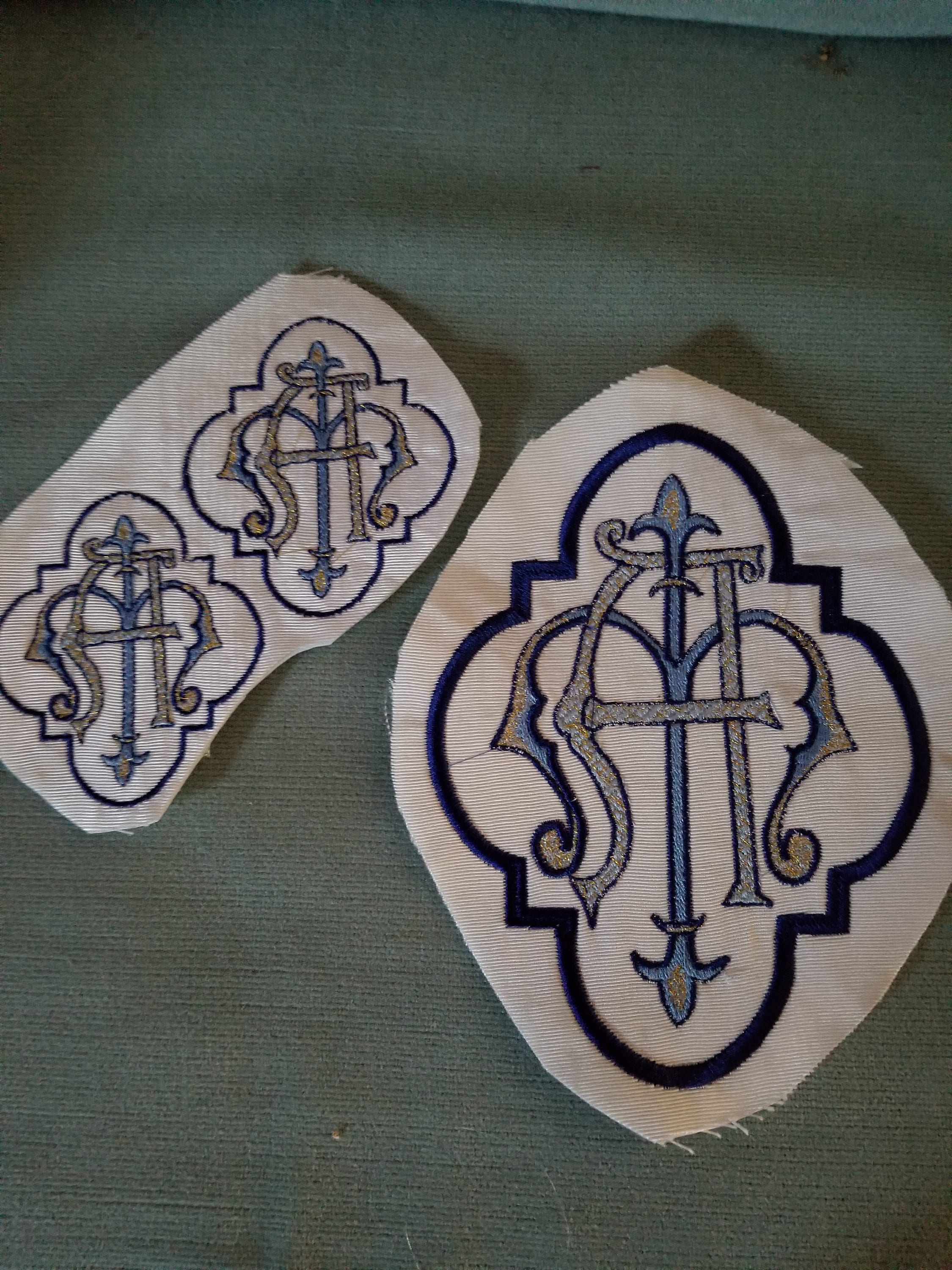 Ave Maria Medium Size Embroidery Design for Vestment - Etsy