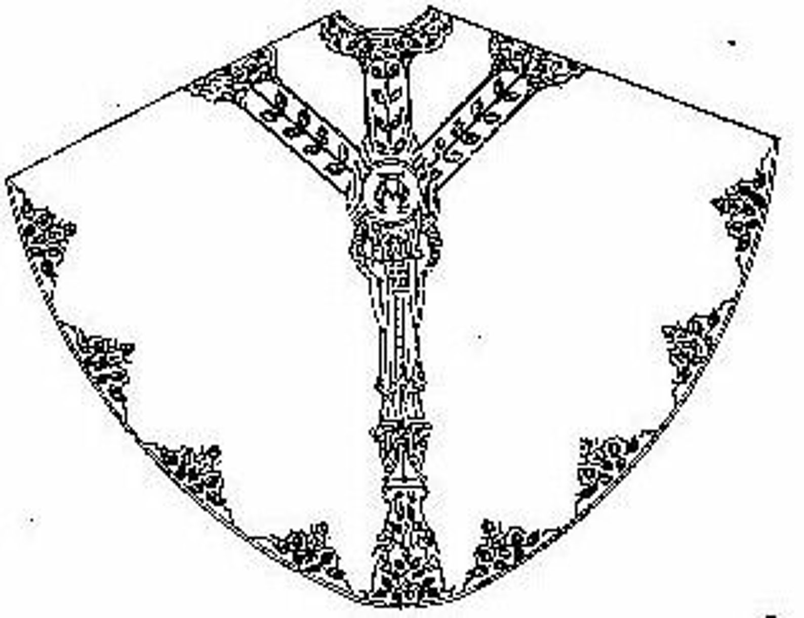 Gothic Chasuble Pattern - Etsy