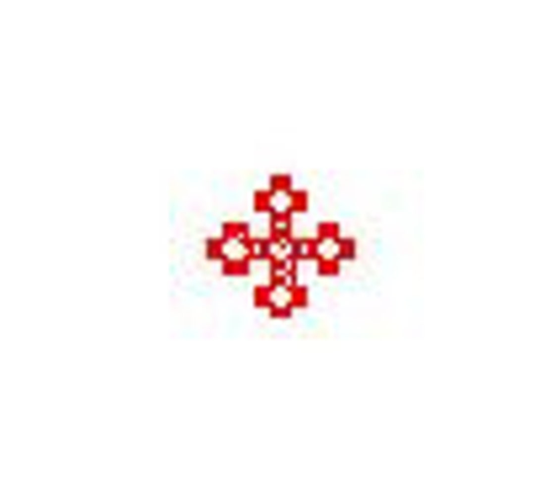Cross Embroidery Design for Linen or Vestments - Etsy