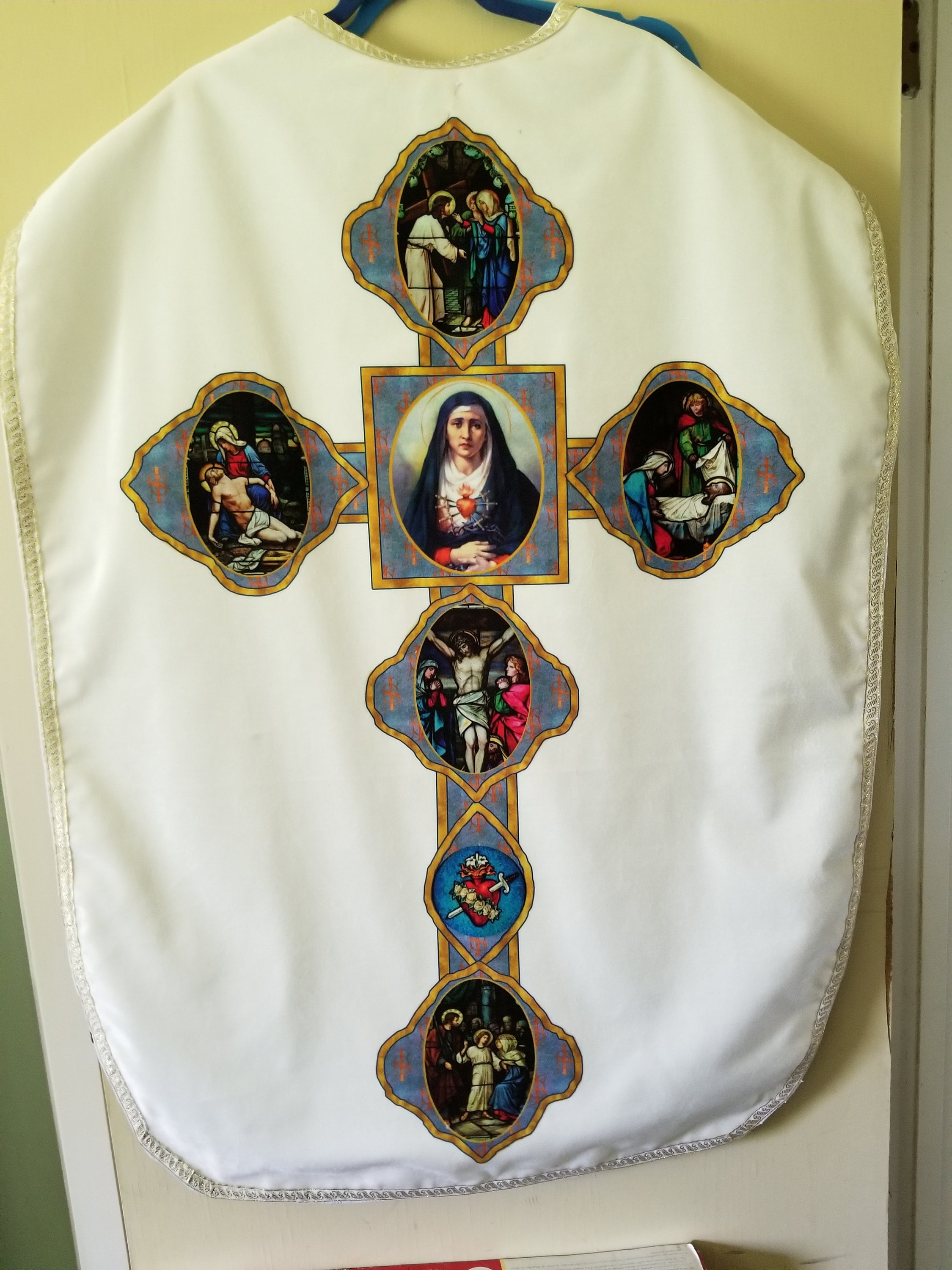 Our Lady of Sorrows Cut and Sew Vestment Fabric - Etsy