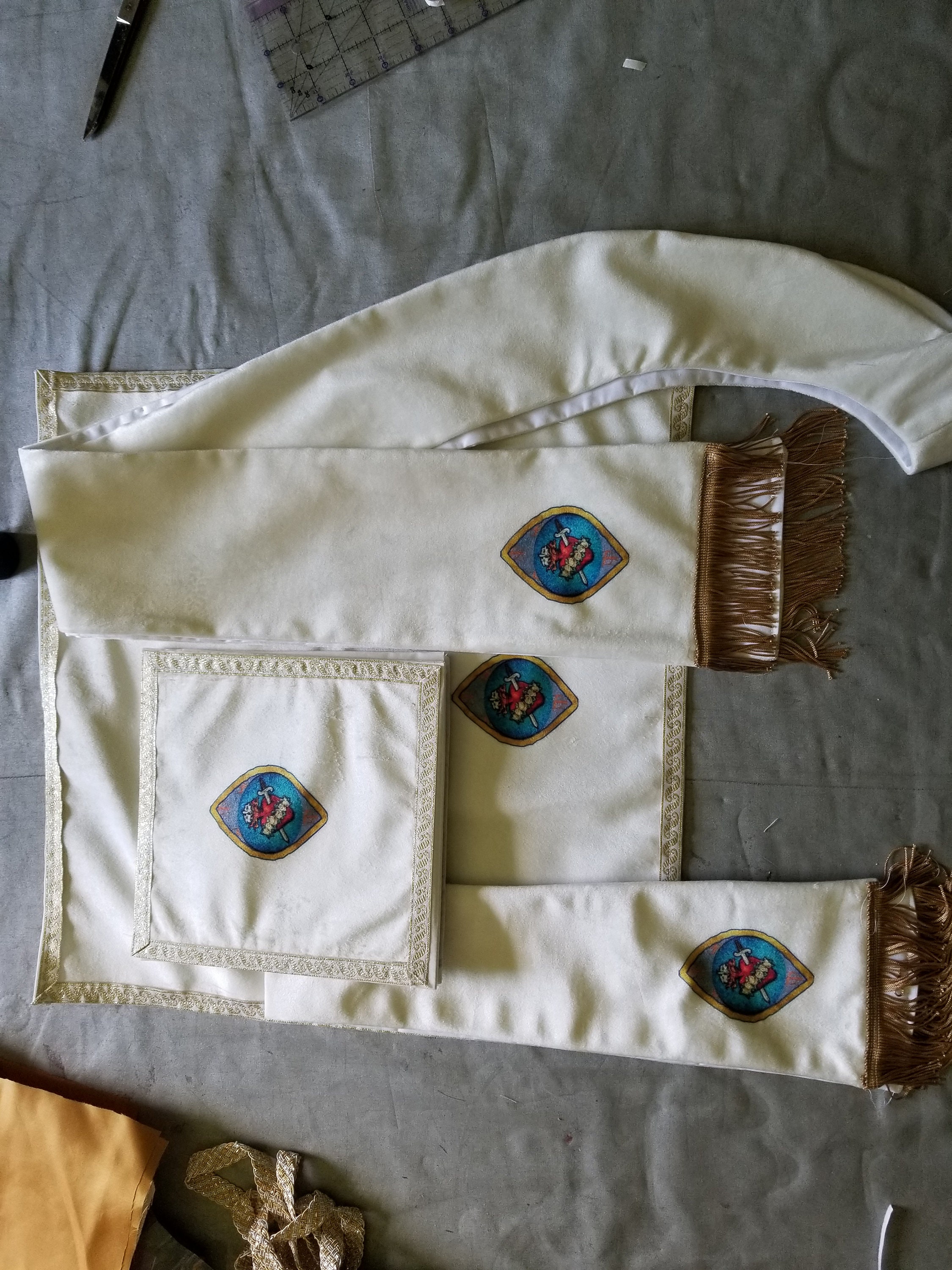 Our Lady of Sorrows Cut and Sew Vestment Fabric - Etsy