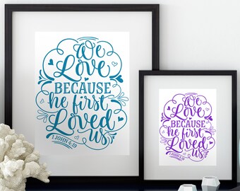 Scripture word art | Etsy