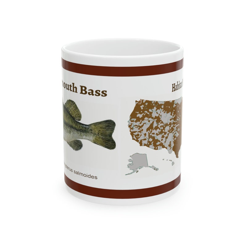 Largemouth Bass Mug: North American Freshwater Fish Series - Etsy