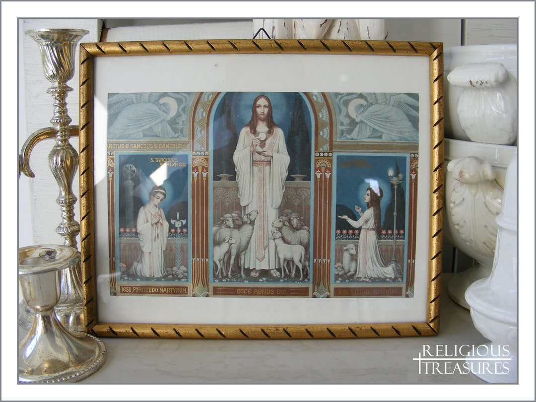 Antique Copper Engraving Jesus and Disciples - Etsy