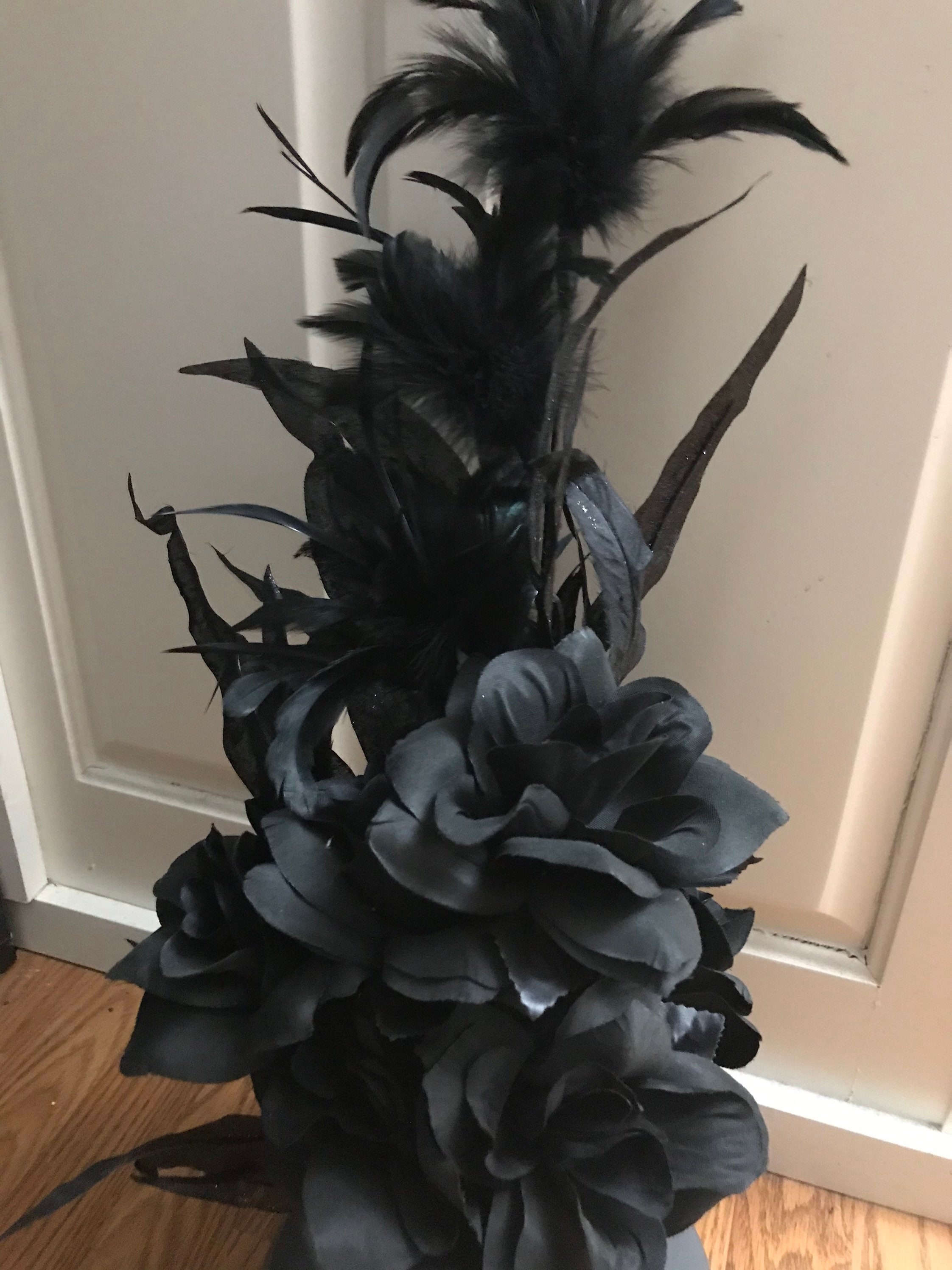 Victorian gothic centerpiece gothic floral home decor gothic | Etsy