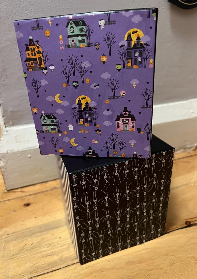 Gothic Tissue Box Cover, Black Tissue Box Cover, Gothic Home Decor ...