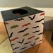Gothic Bat Tissue Box Cover, Sold Separately, Black Tissue Box Cover ...