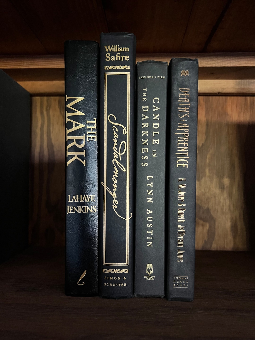 Decorative Black Gold Lettering Book Set: an Instant Library - Etsy