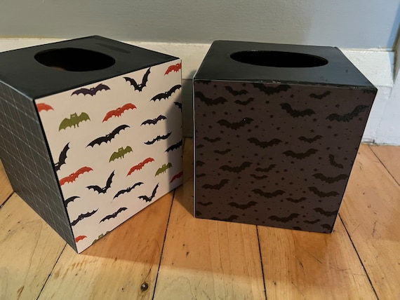 Gothic Bat Tissue Box Cover Sold Separately Black Tissue Box - Etsy