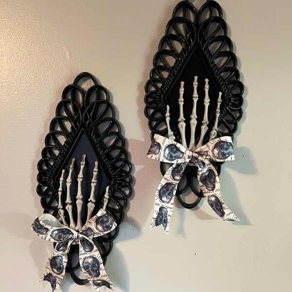 Skull Wall Sconce - Etsy