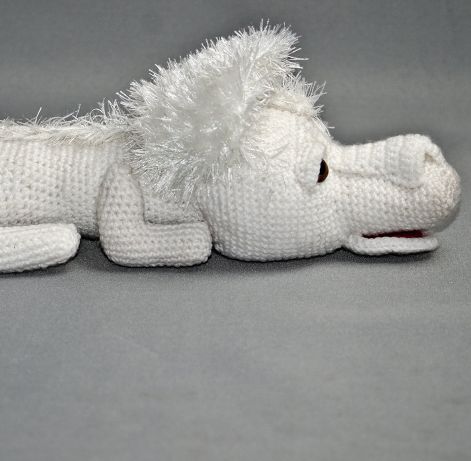 Amigurumi Crochet Pattern for Falkor Inspired Luck Dragon. - Etsy