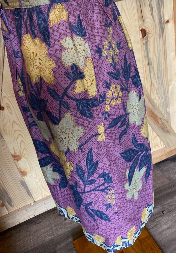 Vintage 1980s Chaus Made in Hong Kong 100% Cotton Flo… - Gem