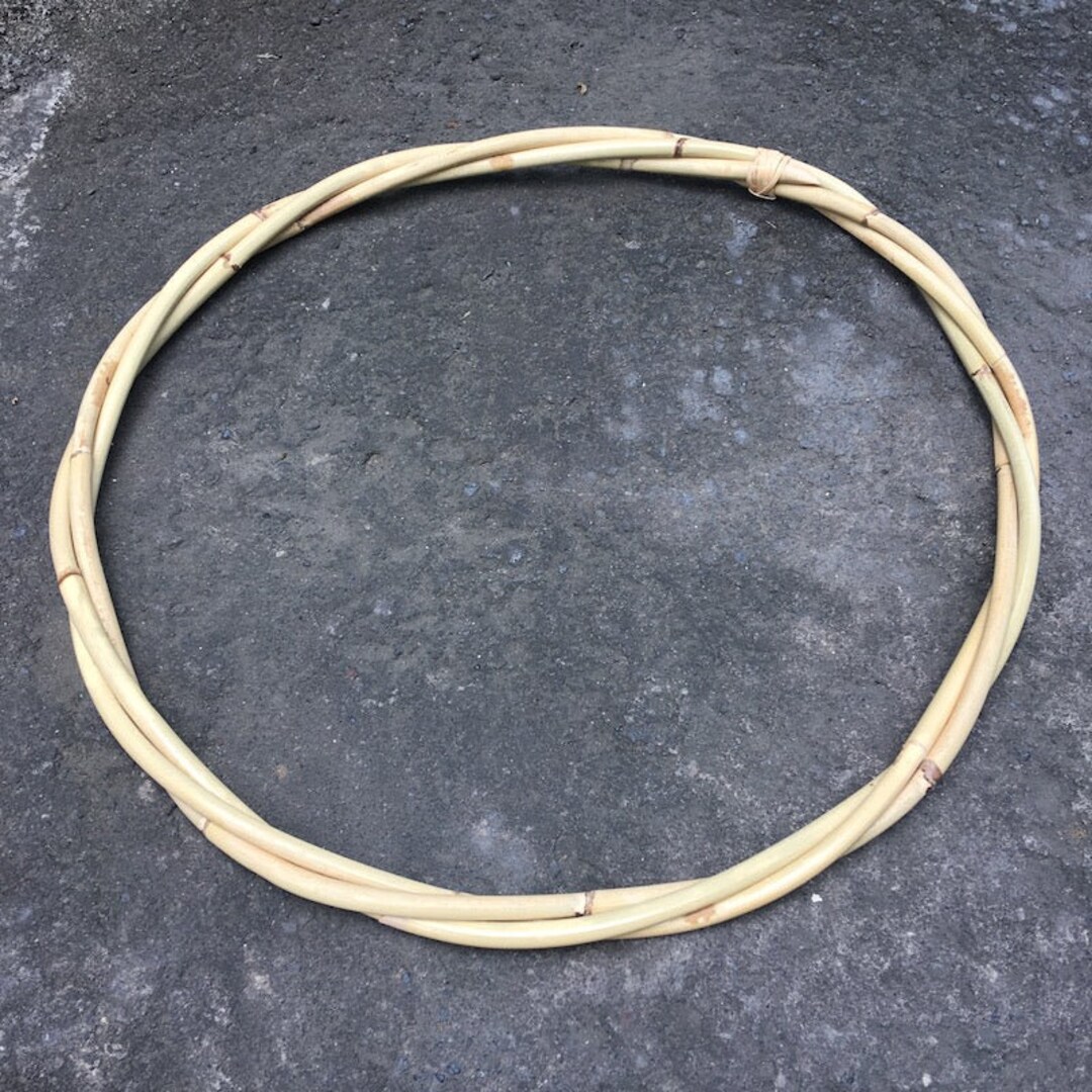 Rattan Woven Handmade Bamboo Cane Hoops - 50cm - Etsy