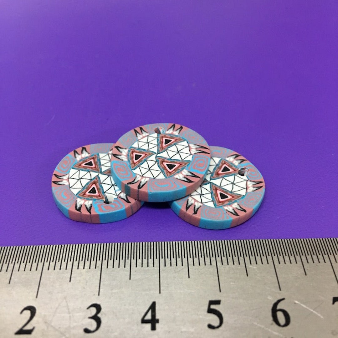 22mm Fimo Pendant 1 Native American Indian Symbols - Etsy