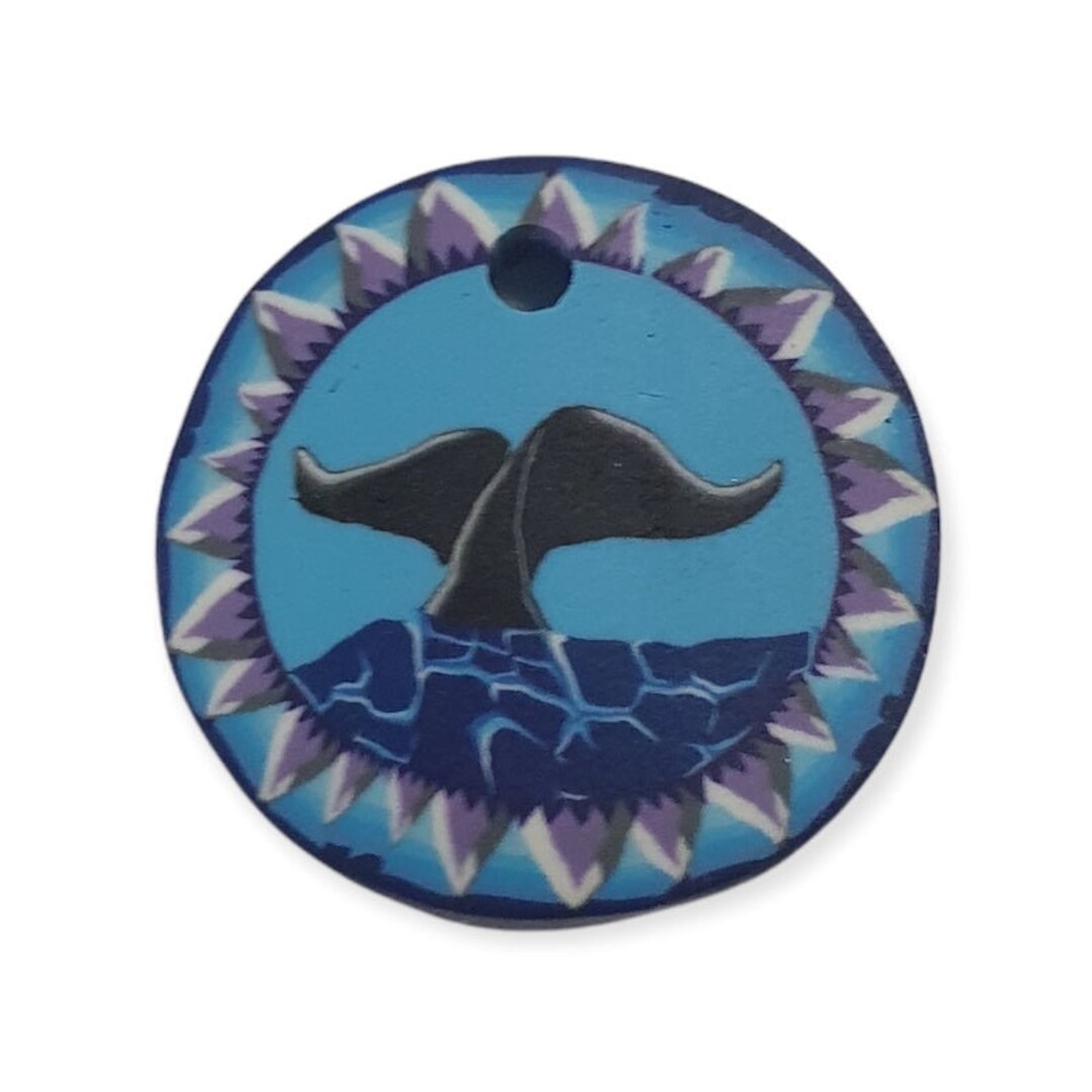 26mm Fimo Pendant 1 Whale Tail - Etsy