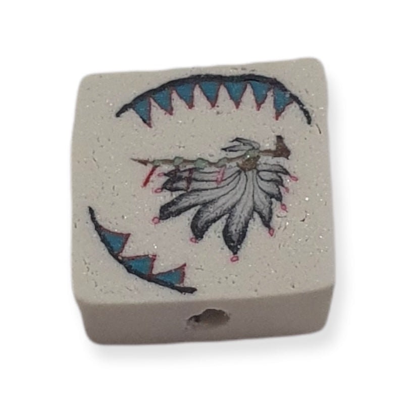 10mm Square Fimo Beads 10 Peace Pipe - Etsy