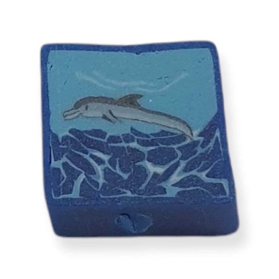 10mm Square Fimo Beads 10 Dophin Diving - Etsy