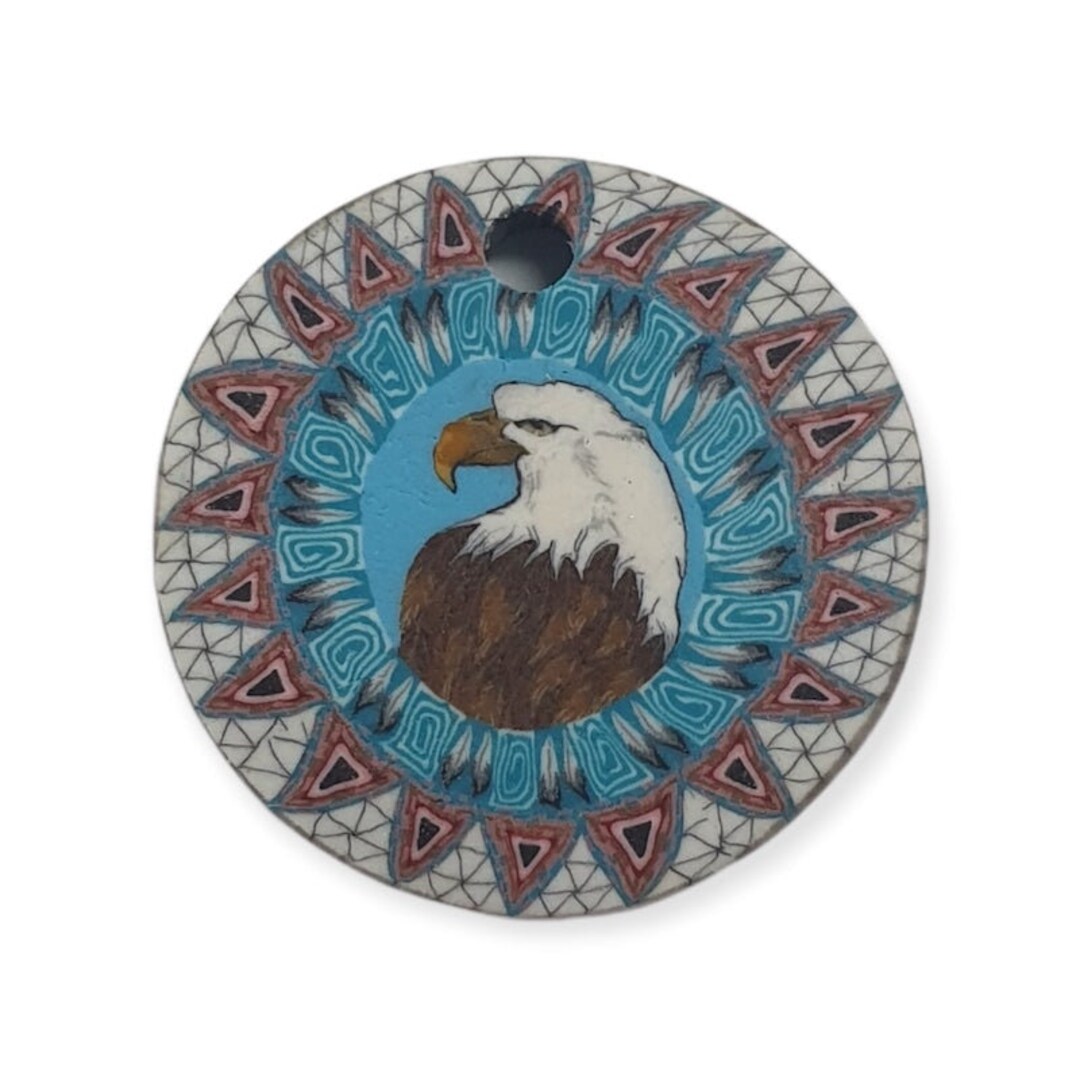 26mm Fimo Pendant 1 Eagle Head - Etsy