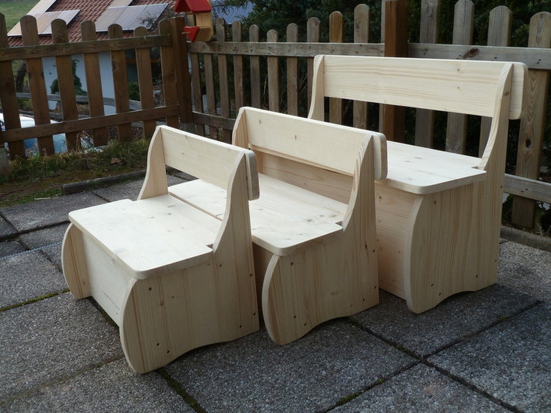 Children's Bench Children's Bench Model Large - Etsy UK