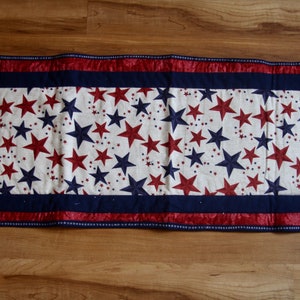 Patriotic Table Runner - Etsy