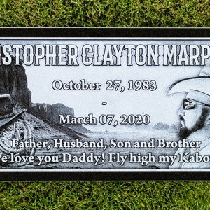 Custom Headstones 24x12x3, Personalized Headstones, Headstones for ...