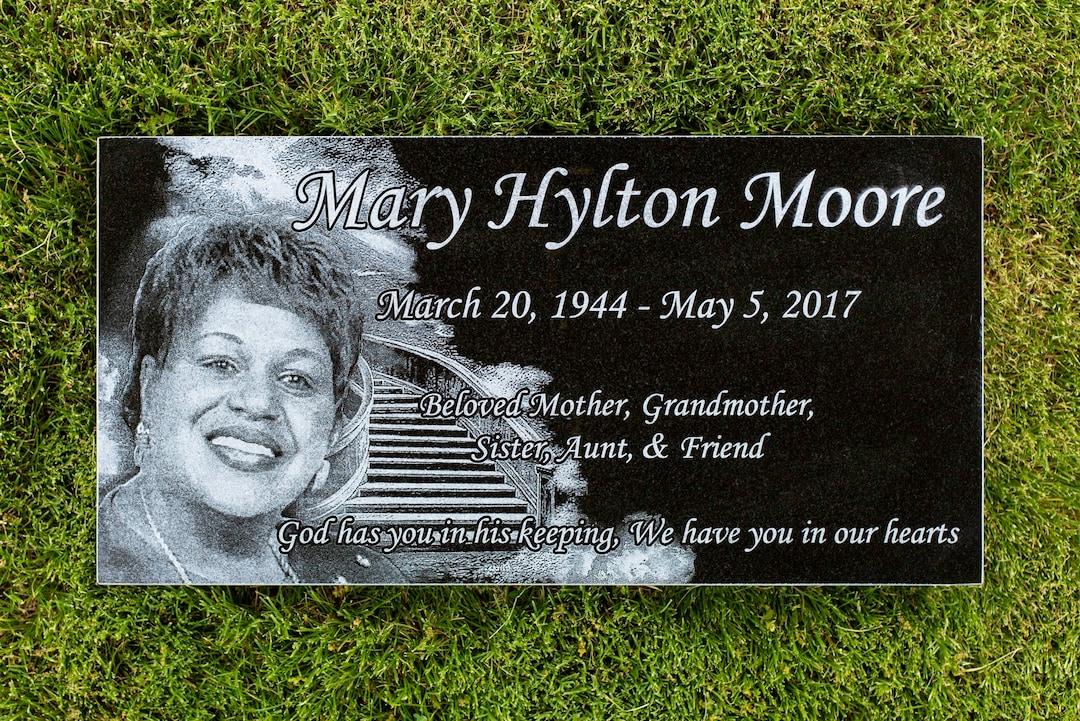 Custom Headstones 24x12x4, Personalized Headstones, Headstones for ...