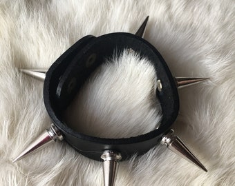 Spiked bracelet | Etsy