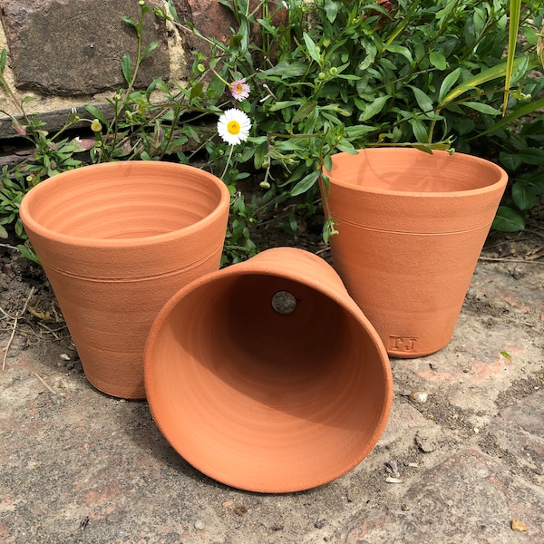 Small Terracotta Pots - Etsy
