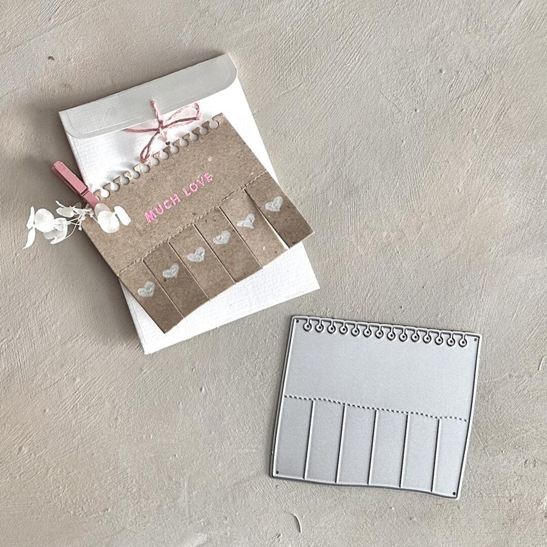 Punching Template Tear-off Note Note vintage, 6 X 7 Cm - Etsy