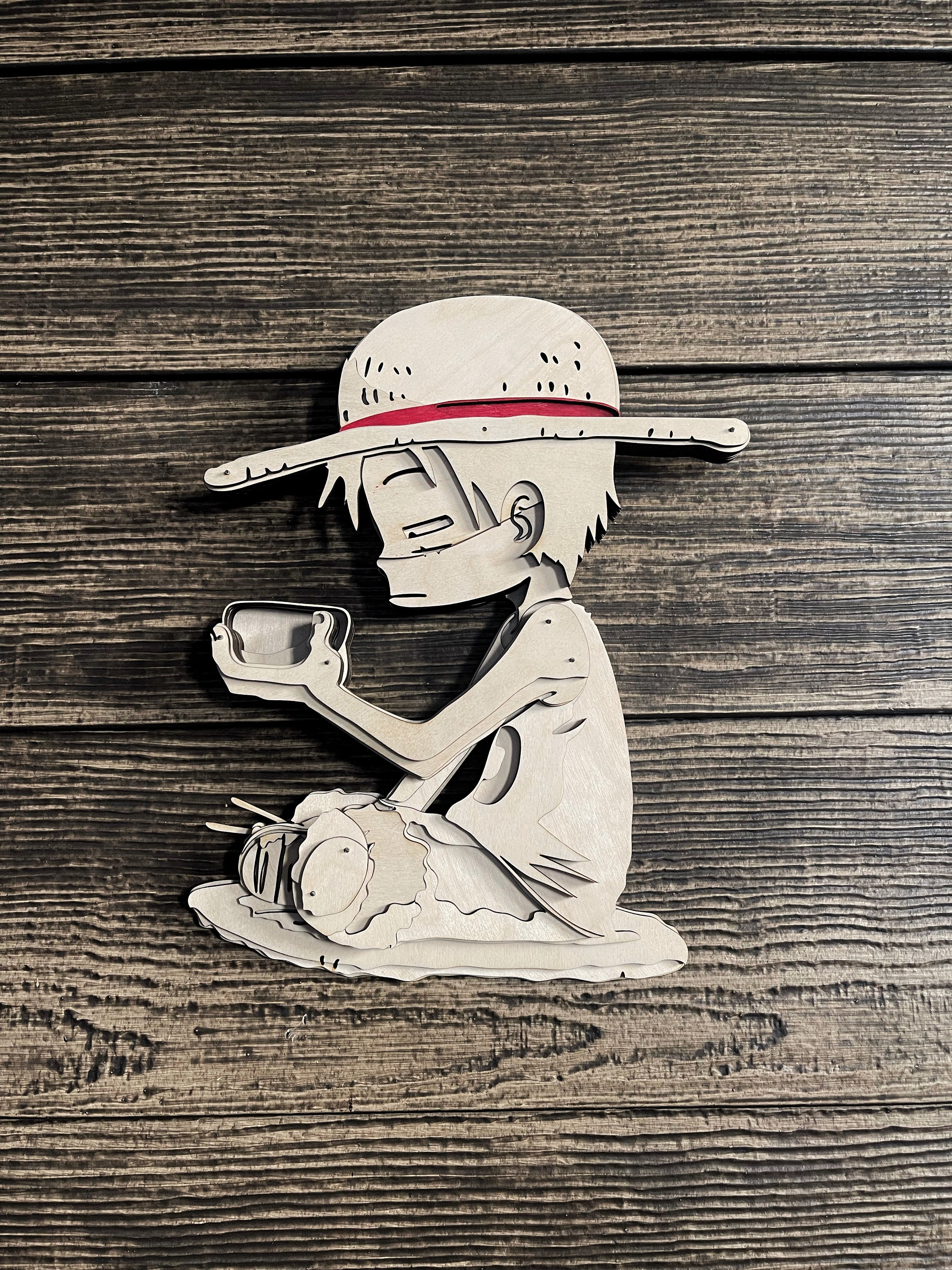 Luffy One Piece Anime Wall Decor — TSG Engrave