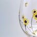 Hand-painted 'bee and Sunflower' Design Small Wine Glass - Etsy