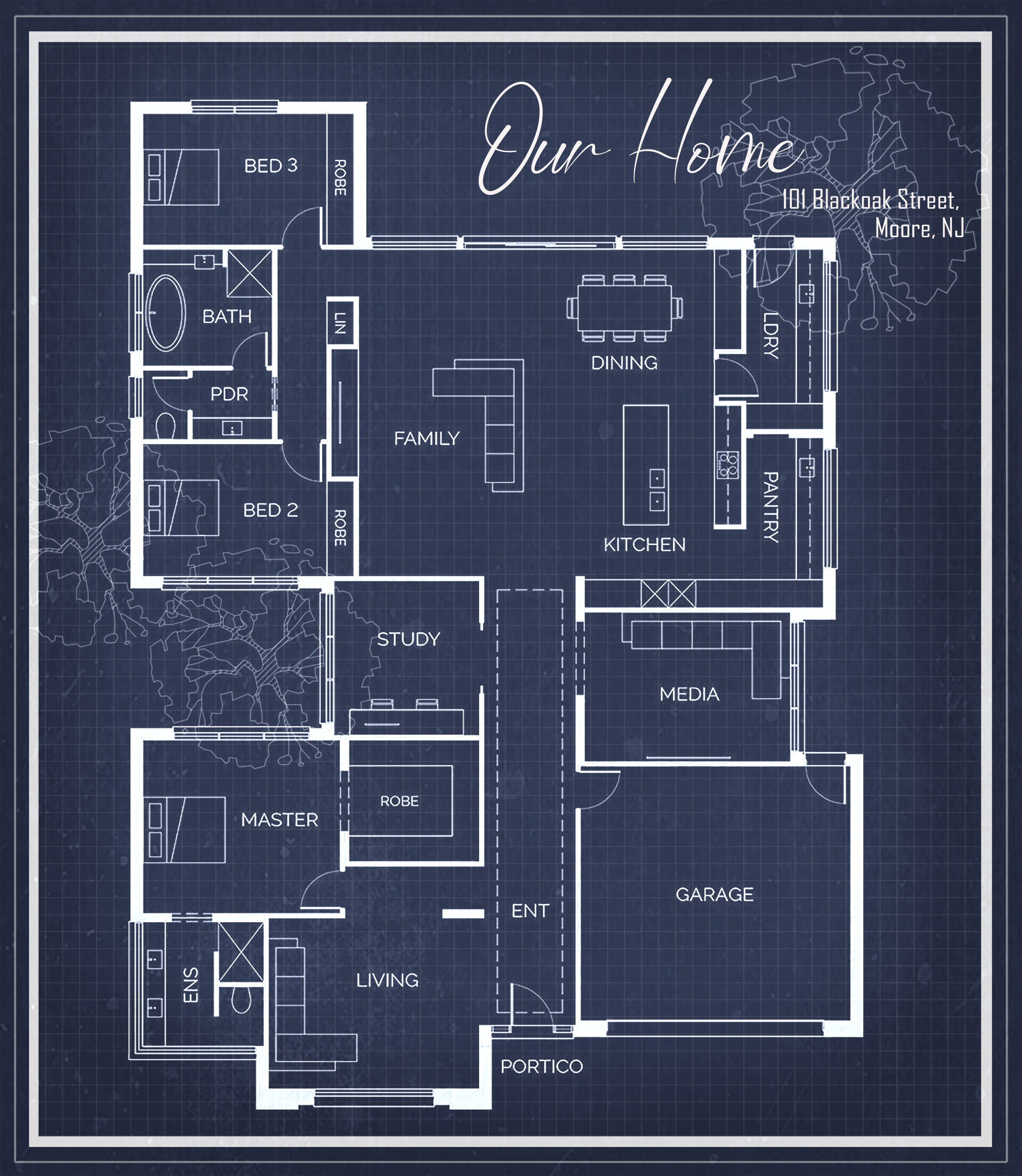 Custom Digital House Plan Artwork Blueprint Floor Plan - Etsy