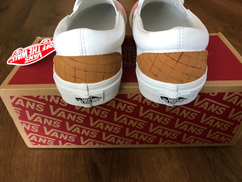 Melting Ice Cream Cone Vansice Cream Shoesice Cream With - Etsy