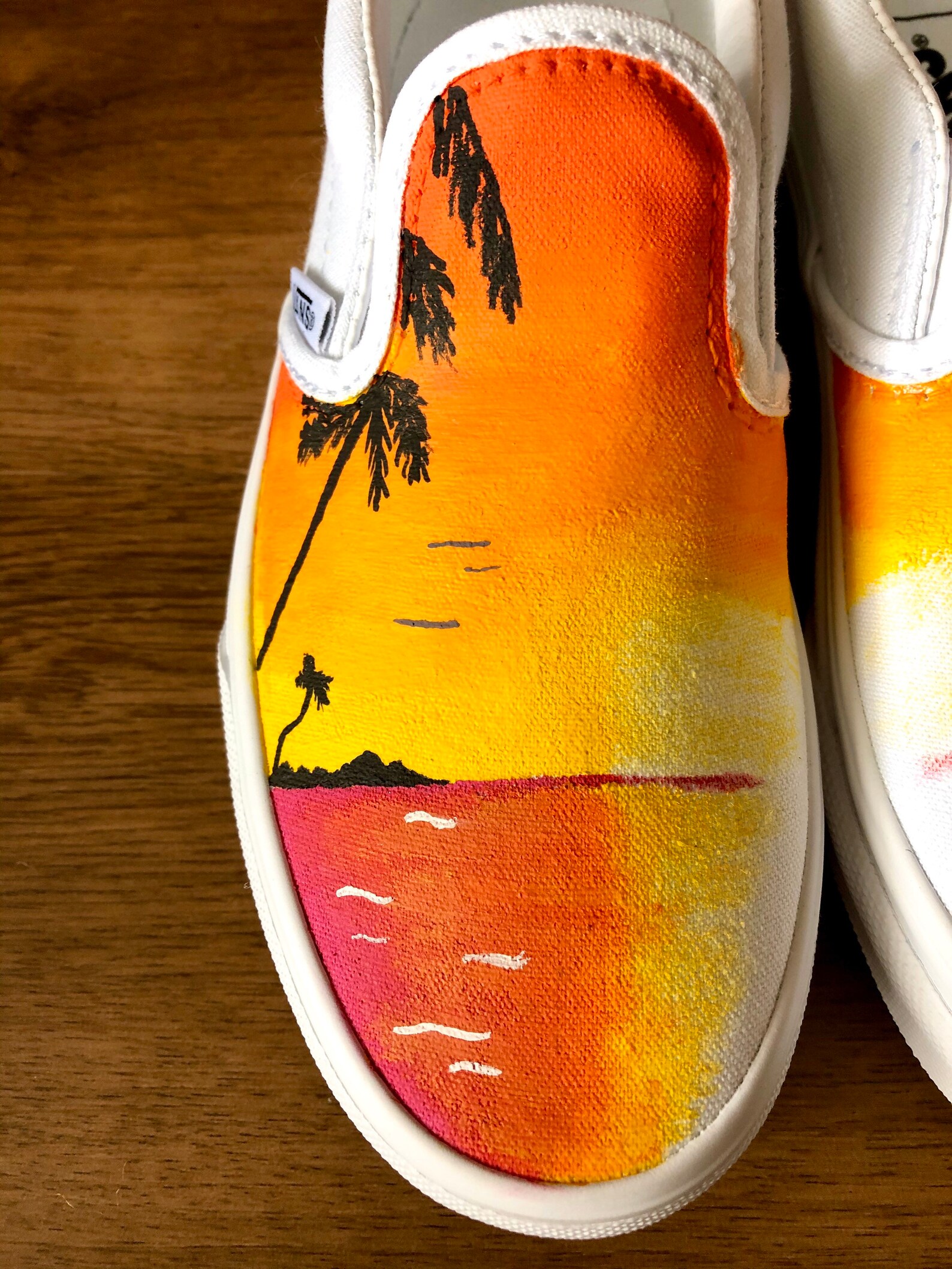 Kid’s Sunrise/sunset off the Wall Vans—sunset Over the Ocean—sunrise ...
