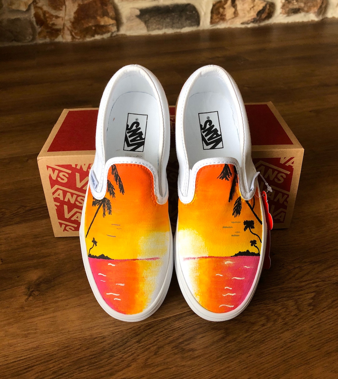 Kid’s Sunrise/sunset off the Wall Vans—sunset Over the Ocean—sunrise ...