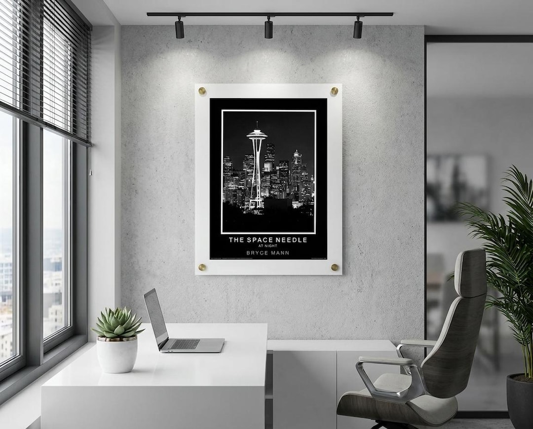 Custom White Floating Acrylic Frame – Picture, Art, Diploma - Etsy