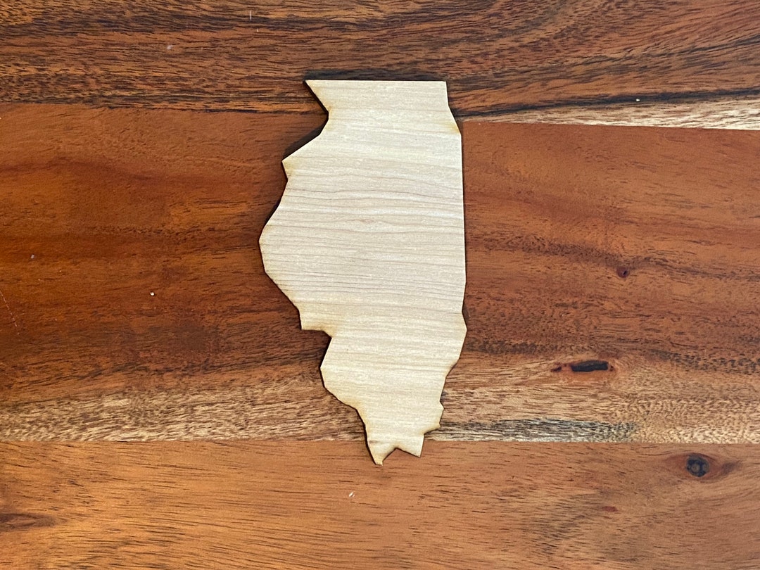 Single USA State Map, Great for a DIY Project, Rustic Wall Art Map. - Etsy