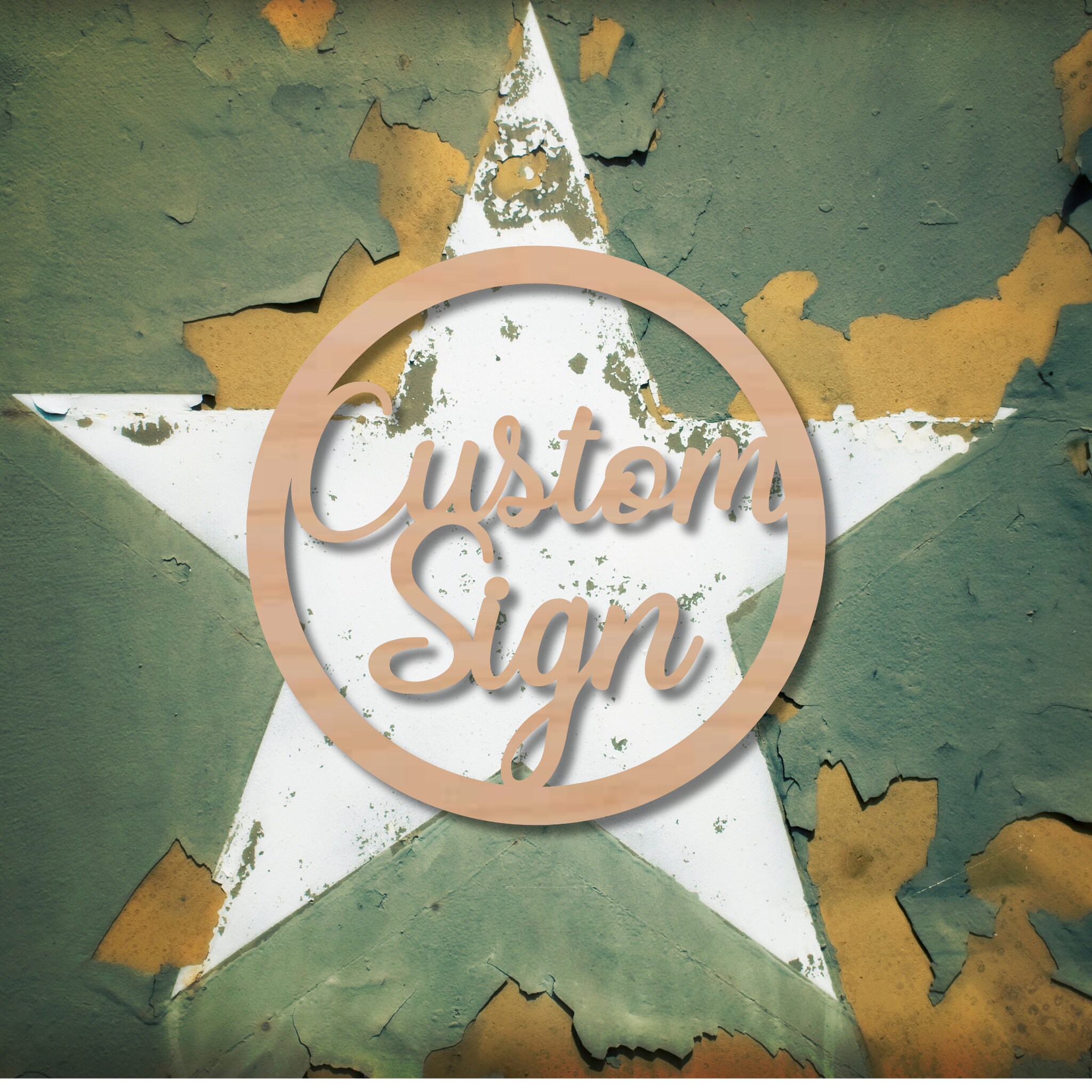 Custom Wood Round Sign, Laser Cut Birch Plywood, Nursery Decor - Etsy