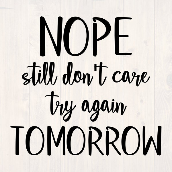 Nope Not Again - Etsy