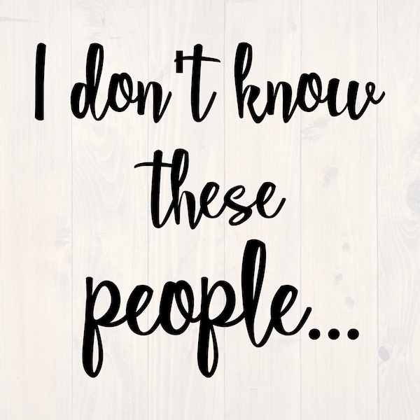 They Don't Know That We Know That They Know Svg - Etsy