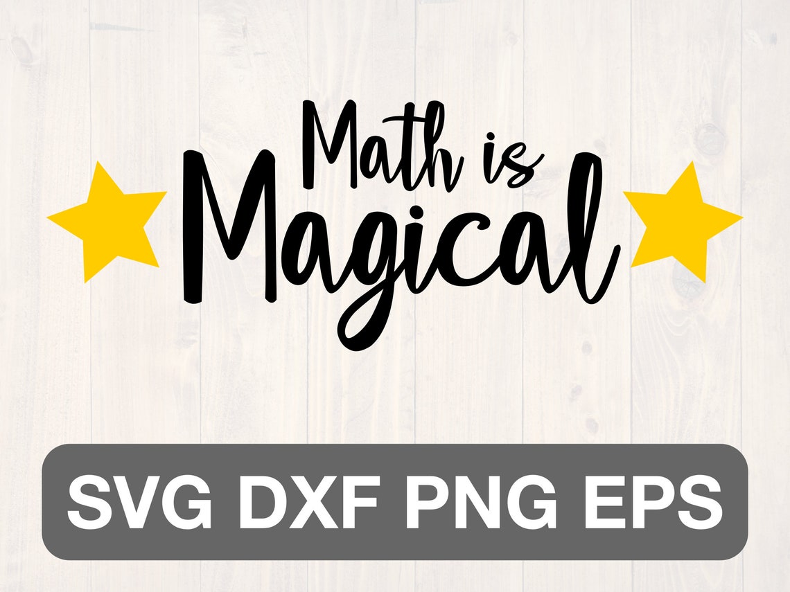 Math is Magical SVG | Etsy